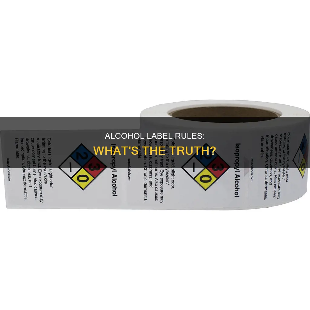 Alcohol Label Rules: What's The Truth? | CyAlcohol