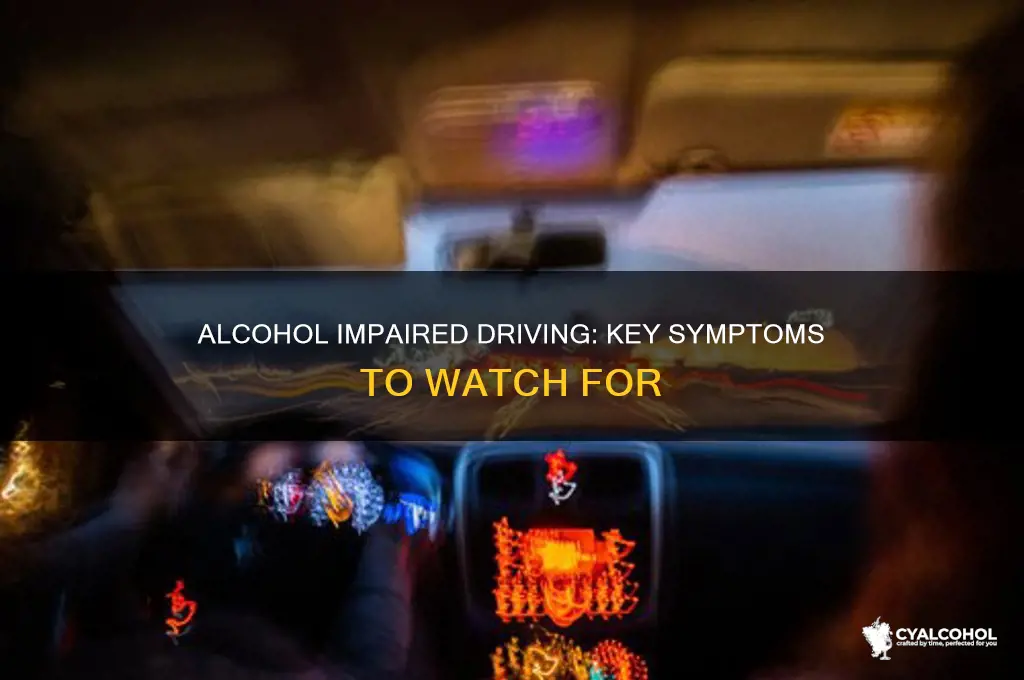 Alcohol Impaired Driving: Key Symptoms To Watch For | CyAlcohol