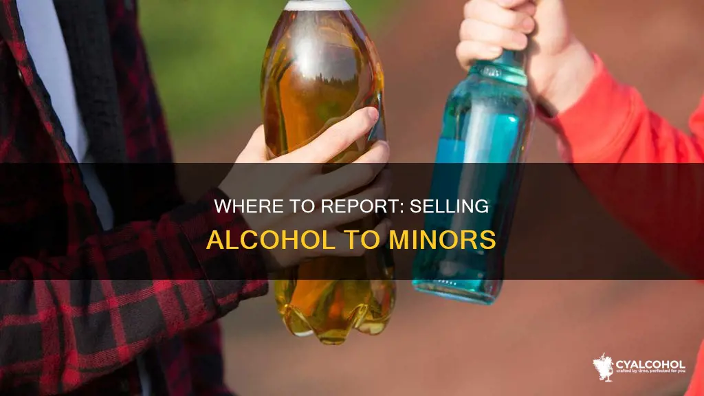 Where To Report: Selling Alcohol To Minors | CyAlcohol