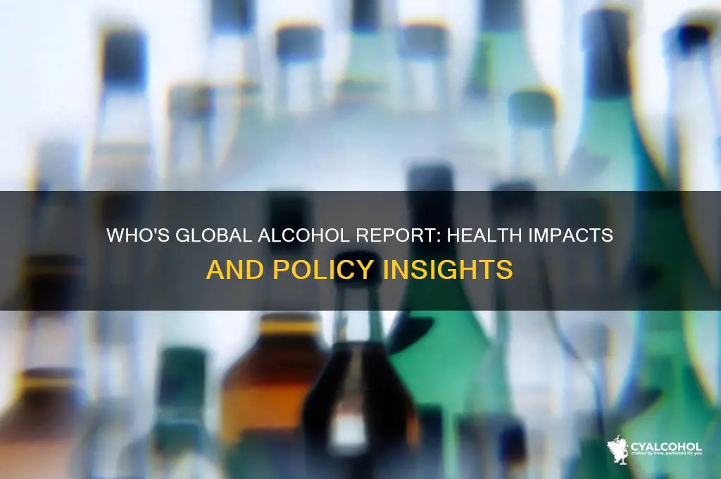 Who's Global Alcohol Report: Health Impacts And Policy Insights | CyAlcohol