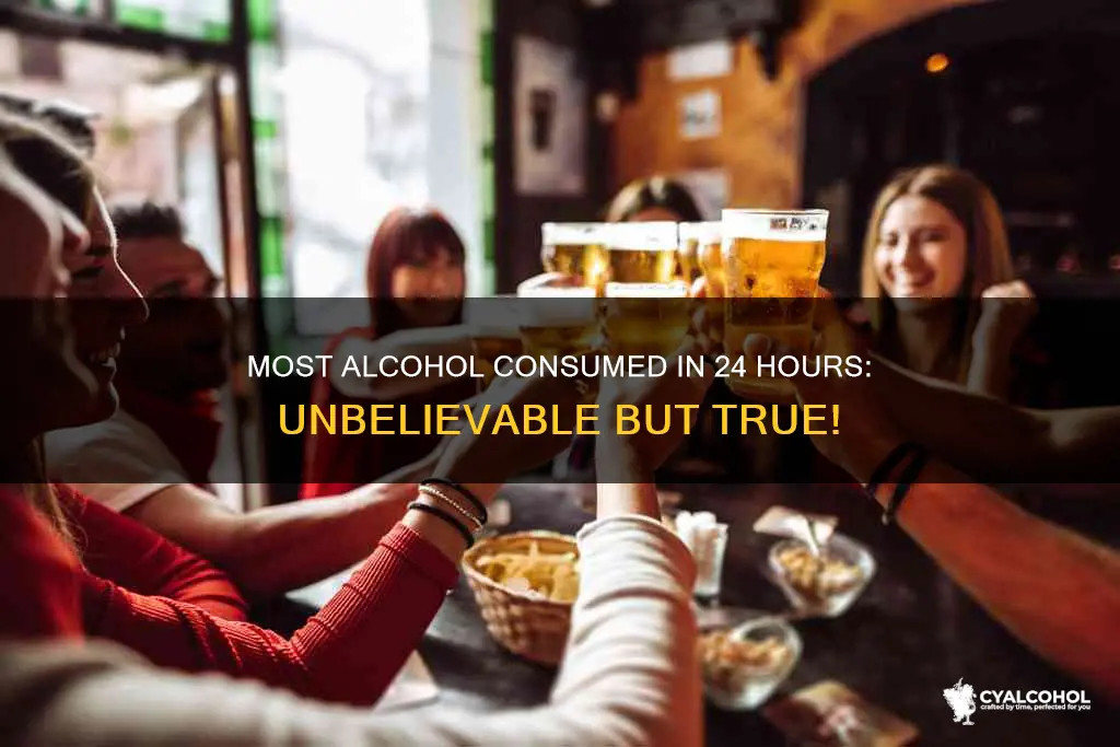 Most Alcohol Consumed In 24 Hours: Unbelievable But True! | CyAlcohol