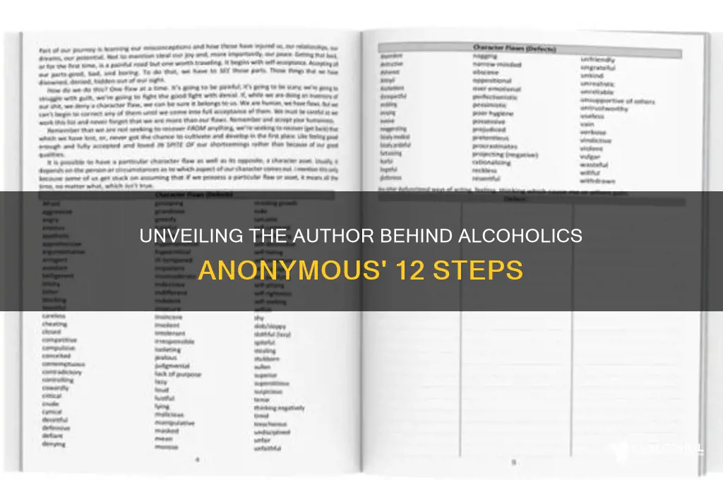 Unveiling The Author Behind Alcoholics Anonymous' 12 Steps | CyAlcohol