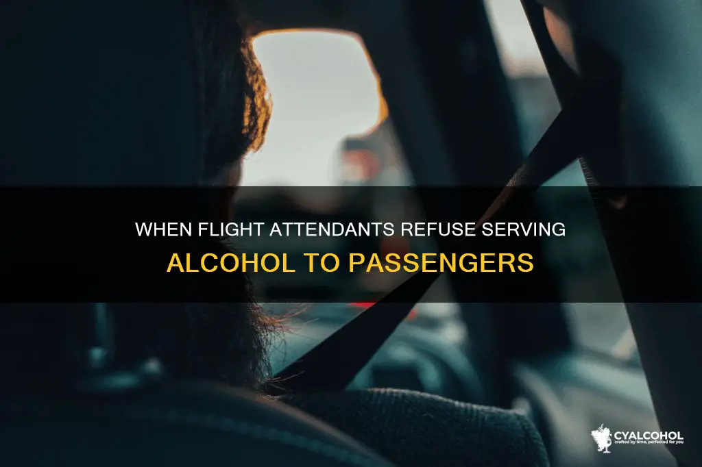 When Flight Attendants Refuse Serving Alcohol To Passengers | CyAlcohol