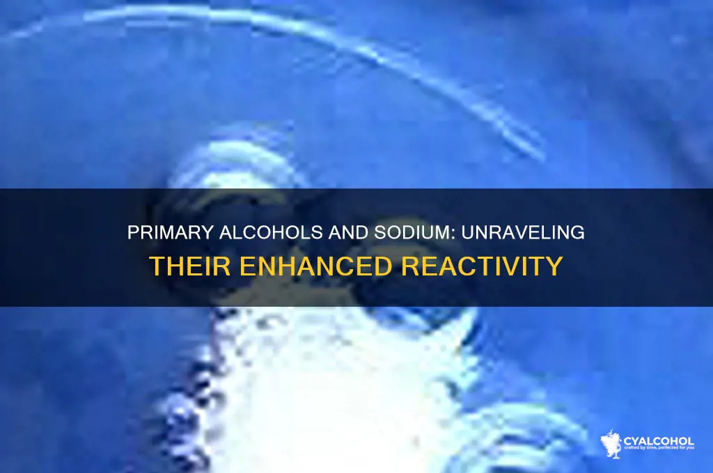 Primary Alcohols And Sodium: Unraveling Their Enhanced Reactivity ...