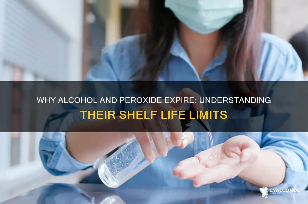 Why Alcohol And Peroxide Expire: Understanding Their Shelf Life Limits ...
