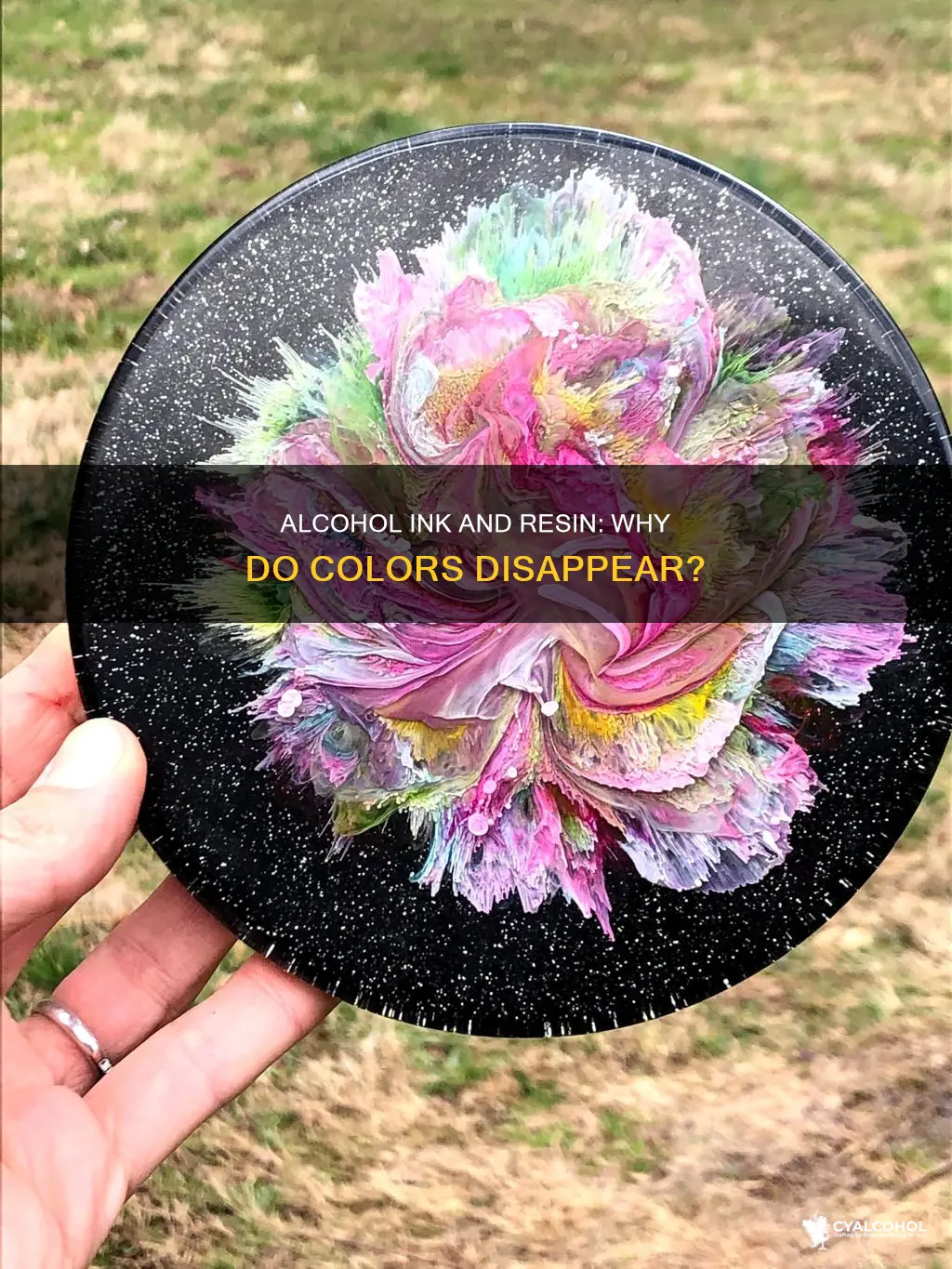 Alcohol Ink And Resin: Why Do Colors Disappear? | CyAlcohol