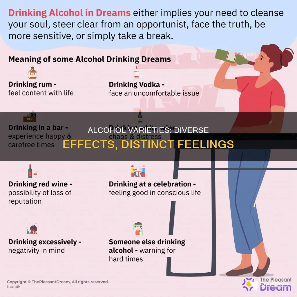Alcohol Varieties: Diverse Effects, Distinct Feelings | CyAlcohol