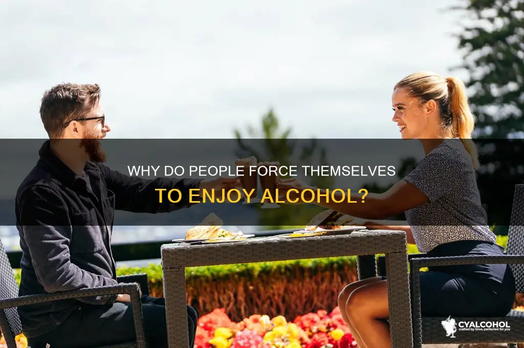 Why Do People Force Themselves To Enjoy Alcohol? | CyAlcohol