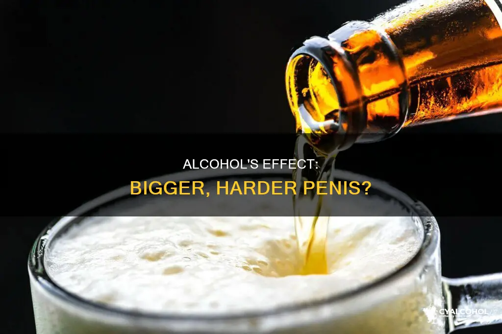 Alcohol's Effect: Bigger, Harder Penis? | CyAlcohol