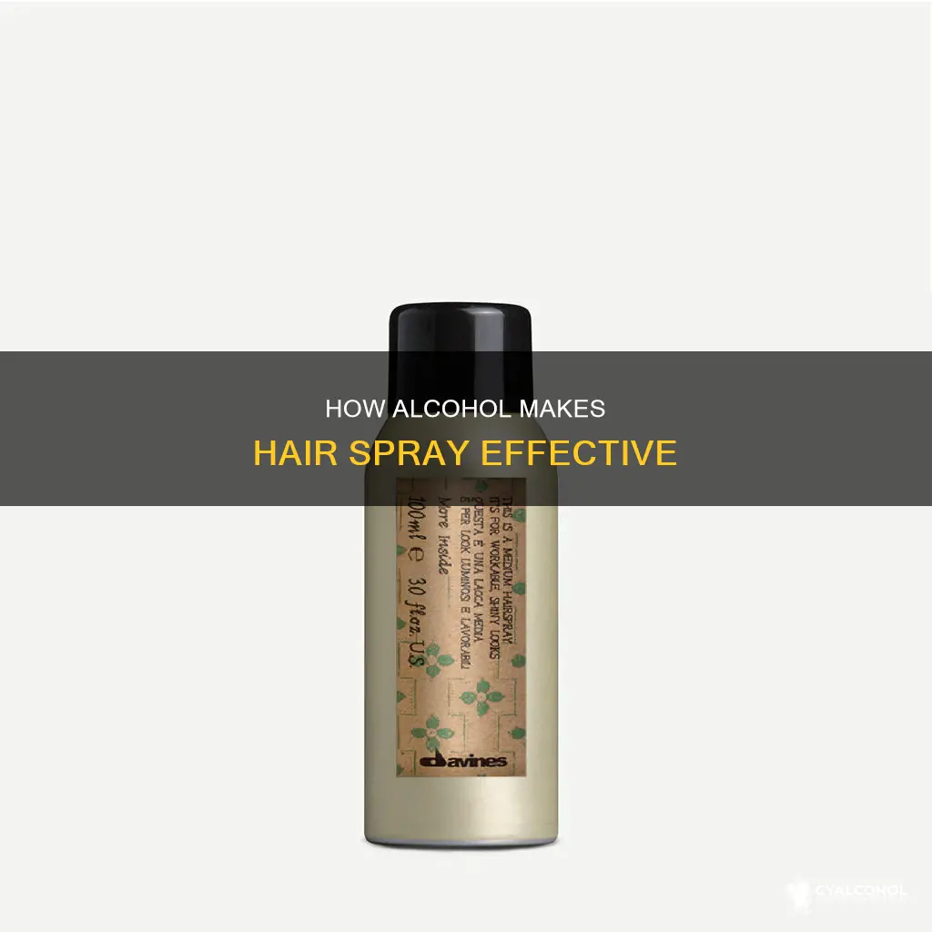How Alcohol Makes Hair Spray Effective | CyAlcohol