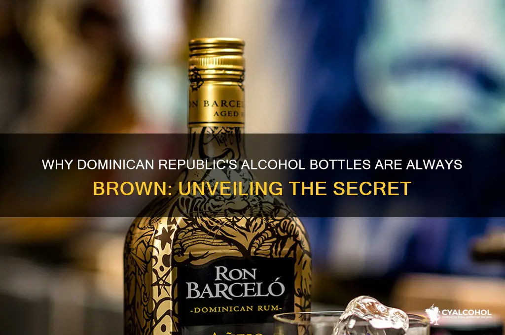 Why Dominican Republic's Alcohol Bottles Are Always Brown: Unveiling ...