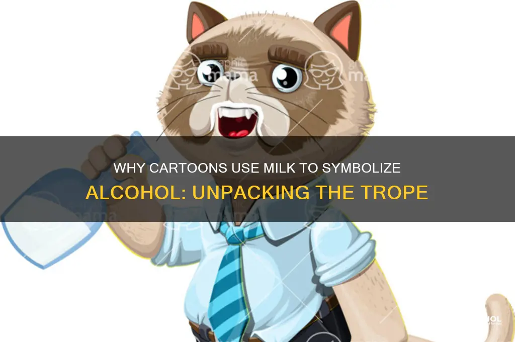 Why Cartoons Use Milk To Symbolize Alcohol: Unpacking The Trope | CyAlcohol