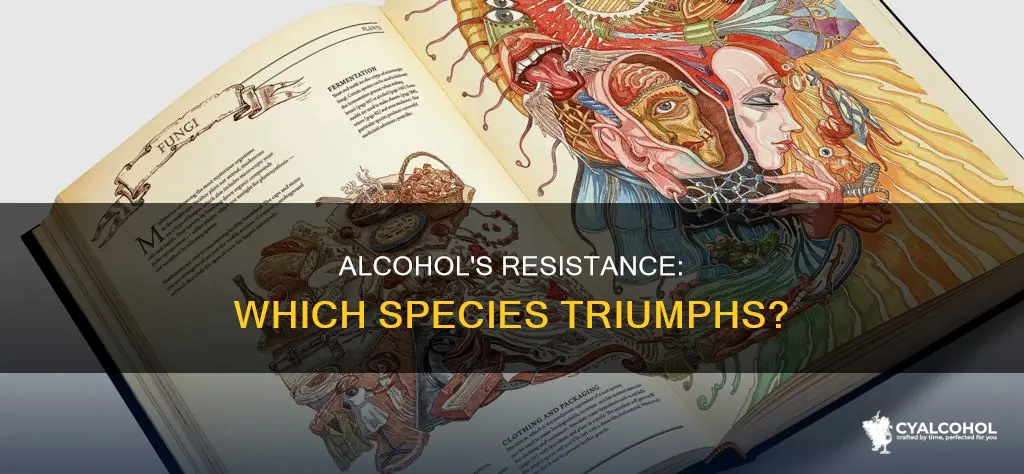 Alcohol's Resistance: Which Species Triumphs? | CyAlcohol