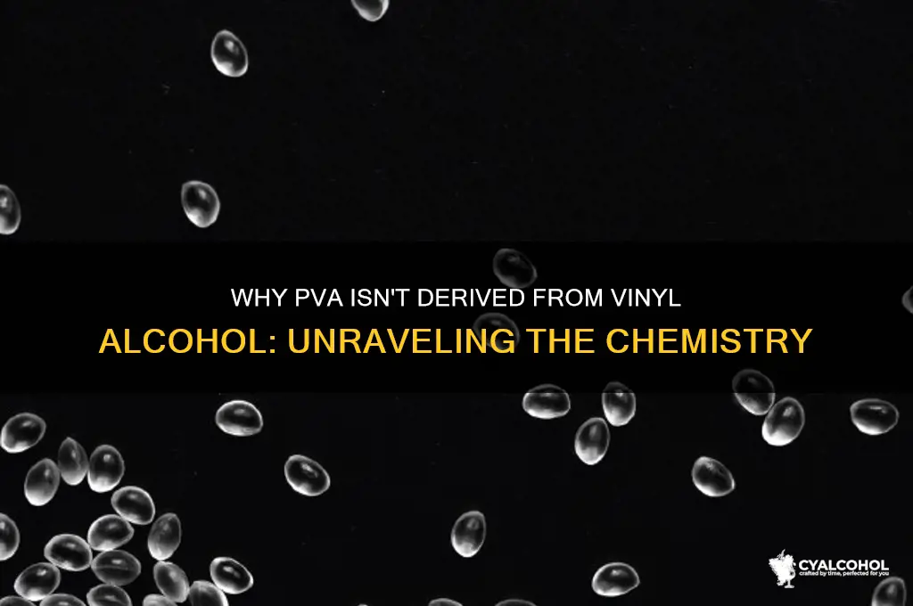 Why Pva Isn't Derived From Vinyl Alcohol: Unraveling The Chemistry ...