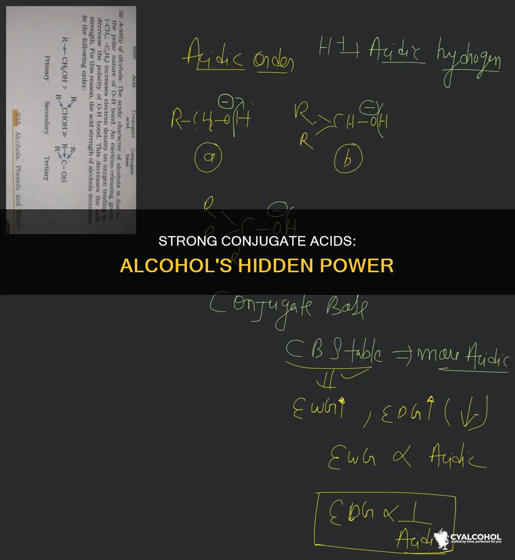 Strong Conjugate Acids: Alcohol's Hidden Power | CyAlcohol