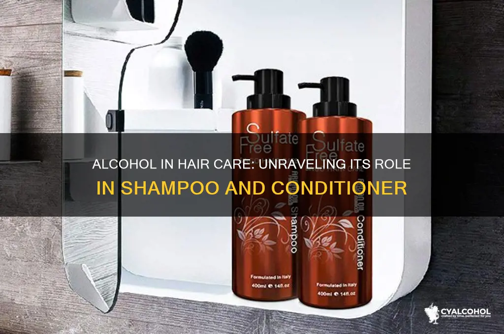 Alcohol In Hair Care: Unraveling Its Role In Shampoo And Conditioner ...