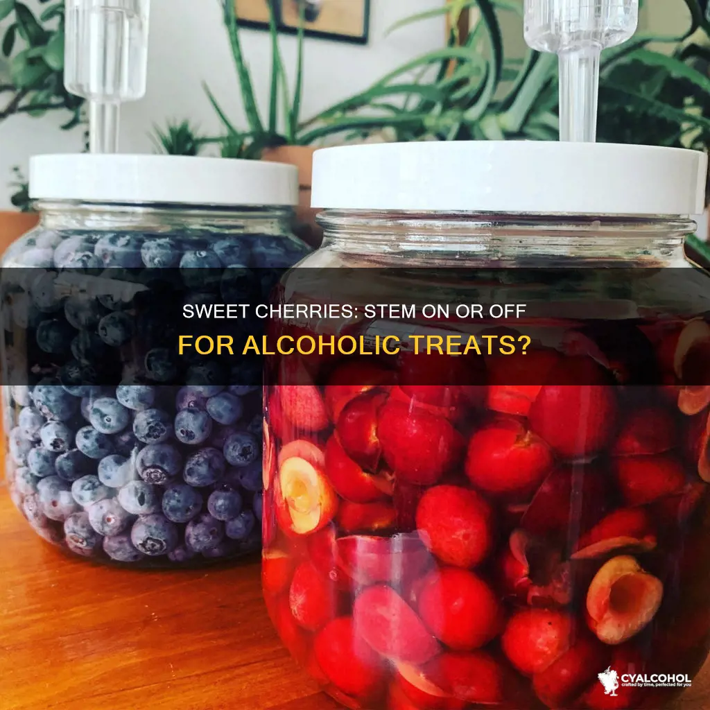 Sweet Cherries: Stem On Or Off For Alcoholic Treats? | CyAlcohol