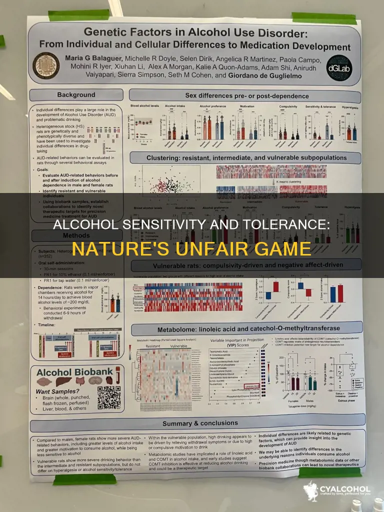 Alcohol Sensitivity And Tolerance: Nature's Unfair Game | CyAlcohol